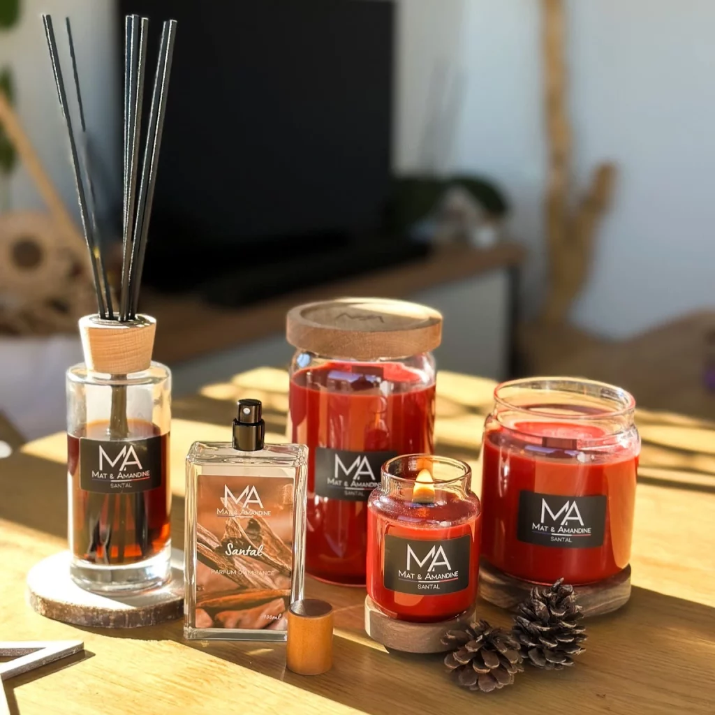 Mat & Amandine – Bougies parfumées et parfums maison